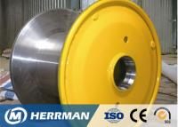 China Large Loading Power Cable Storage Reel , Corrugated Type Empty Wire Spools for sale