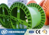 China Large Loading Power Cable Storage Reel , Corrugated Type Empty Wire Spools for sale