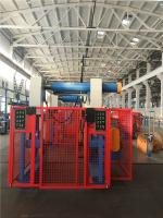 China Aluminum Conductor Cable Rewinding Machine With Taping Head 100m / Min Line Speed for sale