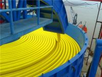 China Submarine Flexible Pipe Production Line Cable Turntable Take Up Stand for sale