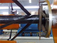 China Flat Steel Tape Armouring Machine Of Submarine Fexible Pipe Production Line for sale