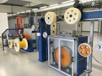 China Simplex And Duplex Fiber Optic Cable Production Line 150m/Min Speed Energy Efficient for sale