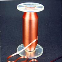 China Natural Color Power Cable Accessories Rolled Copper Foil Wheat Pull Polyester Belt for sale