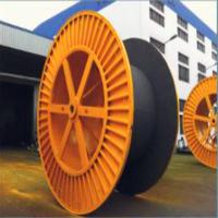 China Multi Color Wire Cable Accessories Round Reinforced Corrugated Bobbin for sale