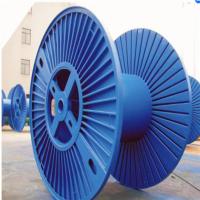 China Multi Color Wire Cable Accessories Round Reinforced Corrugated Bobbin for sale
