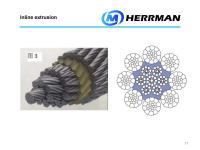 China Steel Rope PP Injection 120mm Cable Extrusion Line For Mine for sale