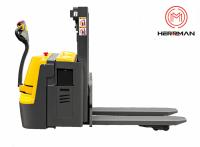 China Garment 2T 2500mm Dividable Mast Fully Electric Pallet Stacker for sale