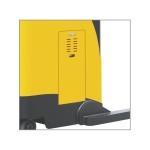 China AC Control 1070x100mm 1000kgs Reach Scissor Lift Forklift Truck for sale