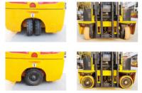 China CE 3500mm Electric Manual 4 Way Directional Forklift for sale