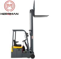 China Rear Wheel Driven 1500kg 3 Wheel Electric Counterbalance  Forklift for sale