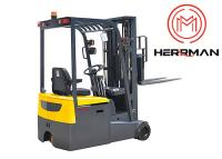China Rear Wheel Driven 1500kg 3 Wheel Electric Counterbalance  Forklift for sale
