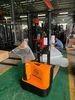 China 1600~3000mm Walking Type Electric Pallet Stacker Capacity 1000kKG(2200lbs) for sale
