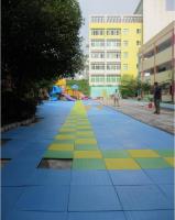 China Nontoxic EPDM Rubber Interlocking Floor Mats 3mm for Badminton Court Tennis Court for sale