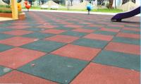 China EPDM Rubber Gym Flooring Interlocking Mats 50x50cm 15-50mm Thick for sale