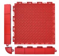 China Moisture Proof Outdoor Sports Surfaces Colorful Interlocking No Bulging for sale