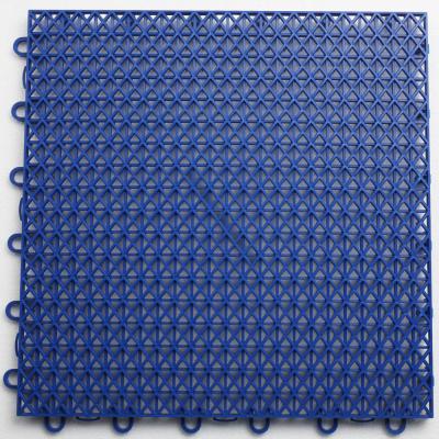 China PP Interlocking Sports Flooring 250x250mm 2500N Load Capacity Eco Friendly Non Slip for sale