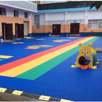 China No Cracking Interlocking Suspension Floor Modular Tennis Court Surface for sale
