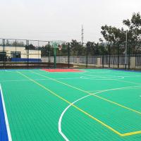 China High Strength Outdoor Interlock Tiles for Basketball Court 304.8x304.8x19mm for sale