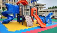 China PP Plastic Suspended Interlocking Sports Tiles 250mm Basketball Court Flooring for sale