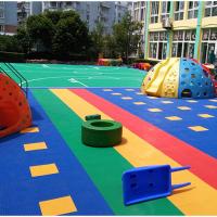 China PP Plastic Suspended Interlocking Sports Tiles 250mm Basketball Court Flooring for sale