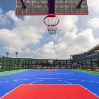 China Interlocking PP Sports Court Tiles 400x400mm Basketball Flooring 600g for sale