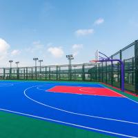 China PP Interlock Sport Flooring 300x300mm 13mm Outdoor Basketball Tennis Court Tile for sale