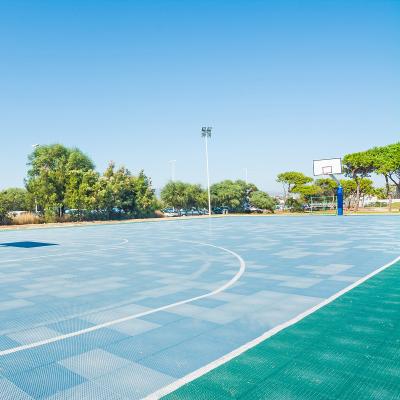 China No Cracking Interlocking Suspension Floor Modular Tennis Court Surface for sale