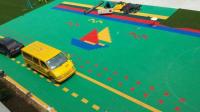China Waterproof Interlocking Sports Tiles PP Basketball Court Flooring 10 Tons Load Capacity for sale