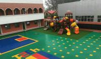 China Anti Fatigue Indoor Sports Flooring School Interlocking Gym Mats 250x250x12.7mm PP for sale