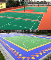 China ITF PP Removable Interlocking Sports Tiles Hygienic Eco-Friendly for sale