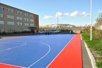 China Recycled Indoor Sports Flooring Antimicrobial Pp Interlocking Tiles for sale