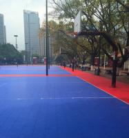China 15mm Thick Gym Interlocking Flooring Tiles Soft Outdoor Mat Tiles for sale