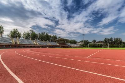 China Outdoor Rubber Running Track UV Resistance Playground Sports Flooring 13mm EPDM PU for sale