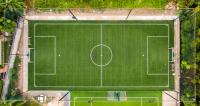 China UV Resistant Artificial Grass Sports Flooring 50mm Pile Height for Soccer Field for sale