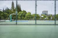 China Portable Volleyball Court Flooring Silicon PU EPDM 15mm 50cm x 50cm for sale