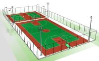 China ISO18001 Dustproof Silicon PU Sports Flooring for School 8mm Thickness Good Color Fastness for sale