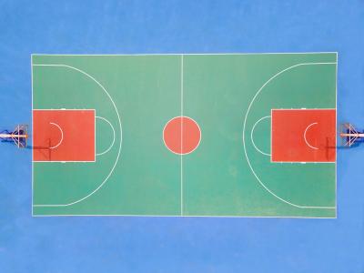 China Multi-Purpose Silicon PU Sports Flooring for Basketball Badminton Court 13mm for sale