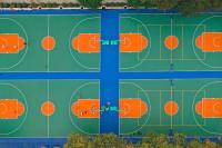 China Seamless PU Sports Flooring High Elasticity Wear Resistant 13mm Thickness for sale