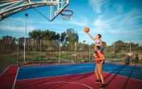 China Elastic Acrylic Floor Coating Material 5mm Thick for Basketball Court Sports Flooring for sale