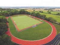 China 13mm Outdoor Rubber Running Track IAAF Playground Sports Flooring Roll 1.22m Width for sale