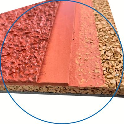 China Synthetic Rubber Running Track Colored Recycled Rubber Flooring for sale