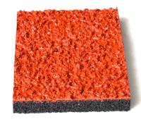 China IAAF Full PU Sports Flooring Outdoor Synthetic Rubber Running Track 13mm for sale