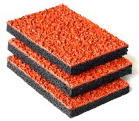 China Mixed Casting Athletic Track Synthetic Prefabricated Running Flooring Track for sale