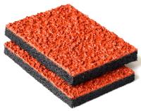 China 13mm IAAF Sandwich System Running Track Polyurethane EPDM SBR Surface for sale