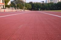 China IAAF Prefabricated System Athletic Track Prefabricated Rubber Running Track Red for sale
