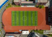 China 400m Standard Sandwich System Running Track Synthetic Rubber Sport Surfacing for sale