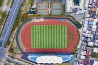 China Red Synthetic Rubber Jogging Track All Weather Athletic Track Flooring 13mm IAAF Certified for sale