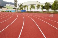 China EPDM Rubber Track Field Sandwich System Sport Flooring Flatness for sale