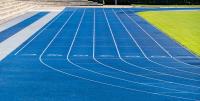 China IAAF Certified Spray Coated Synthetic Athletic Track Eco-Friendly for sale