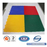 China Floated Waterproof Interlocking Sports Tiles No Cracking Badminton for sale